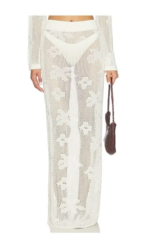 SNDYS. Terra Maxi Skirt - Cream