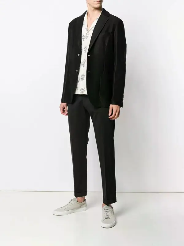 BERWICH Wool Blend Chinos With Rope Detail