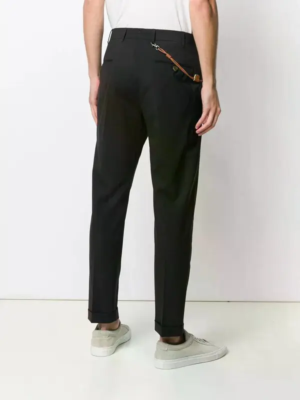 BERWICH Wool Blend Chinos With Rope Detail