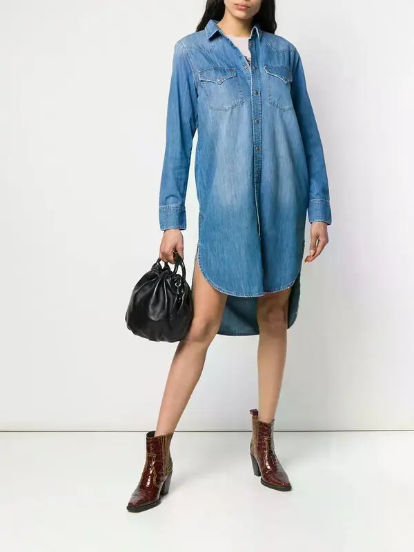DIESEL® Denim Shirt Dress