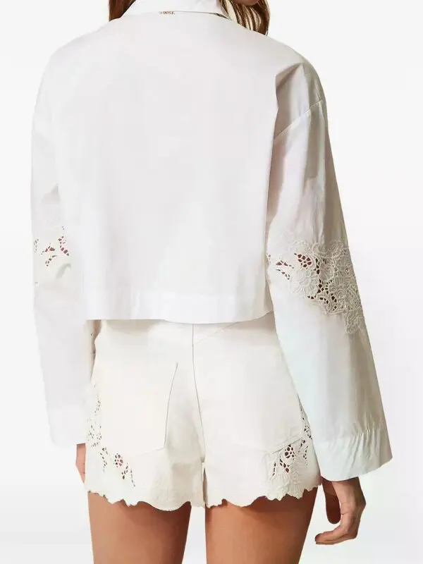 TWINSET Cotton Broderie Anglaise Shirt