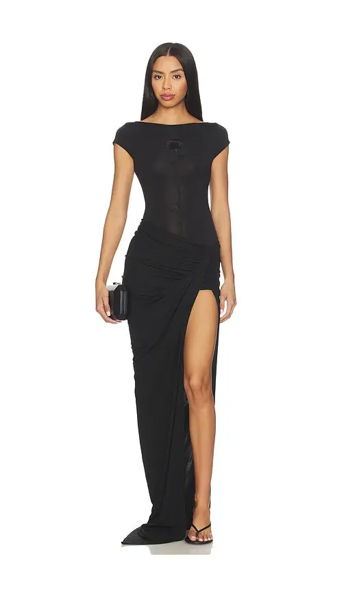 Nbd Soleia Maxi Dress - Black