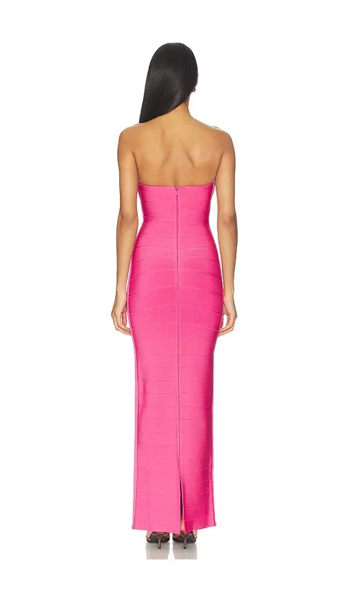 Nbd Kirstyn Strapless Maxi Tube Dress - Pink