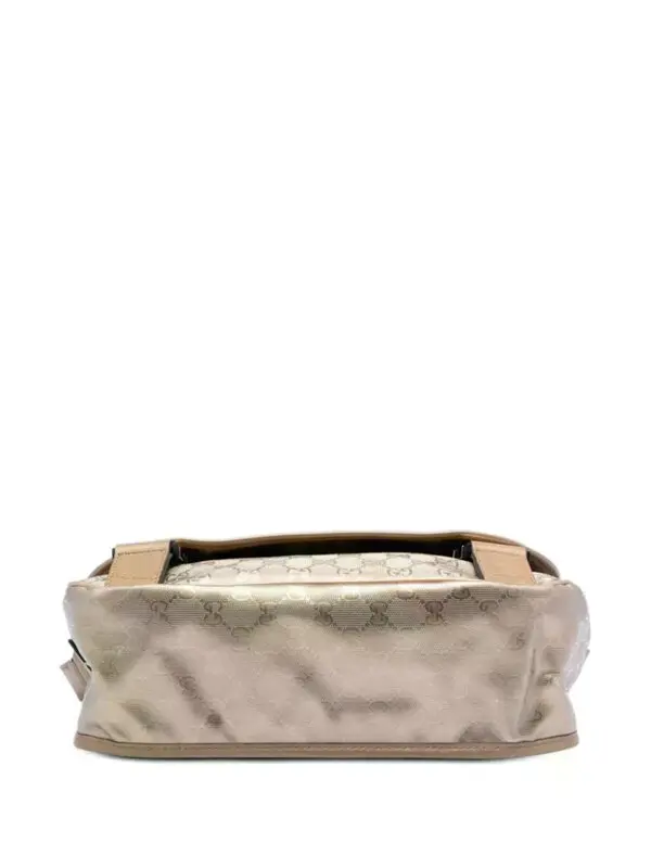 Gucci Gg Imprime Crossbody Bag - Gold