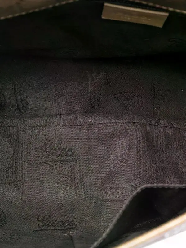 Gucci Gg Imprime Crossbody Bag - Gold