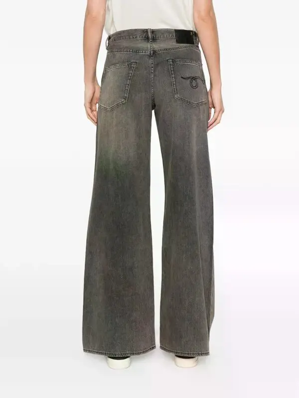 R13 Wide-leg Jeans - Grey
