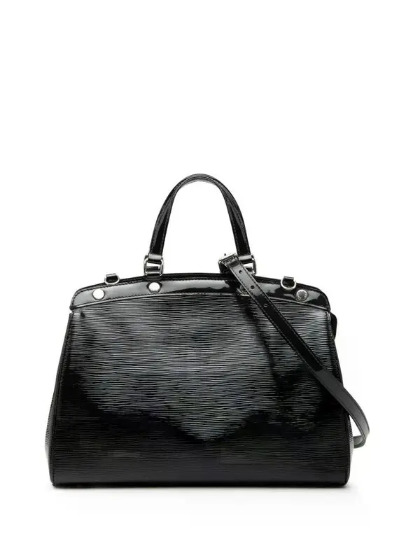 LOUIS VUITTON 2014 Electric Epi Brea Mm Satchel - Black