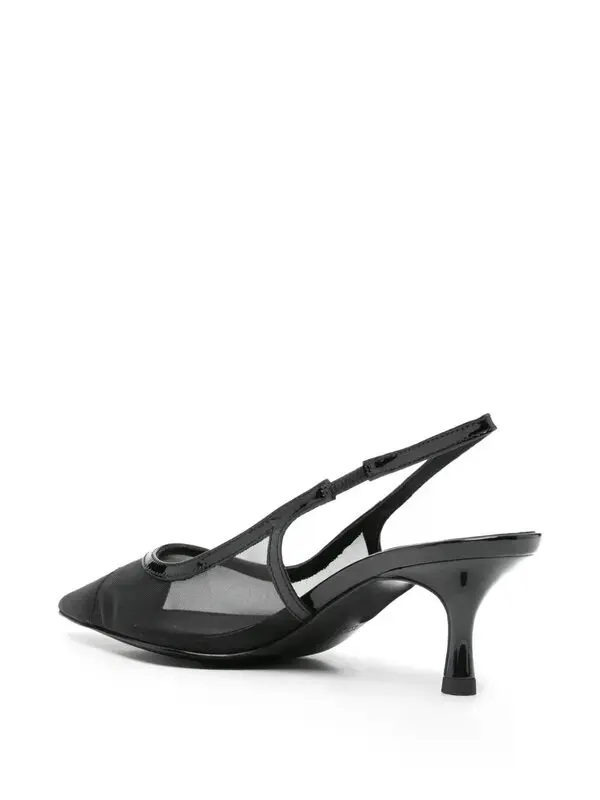 Moschino Mesh Point-toe Pumps