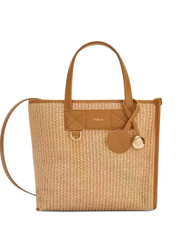 Furla Small Woven Tote Bag