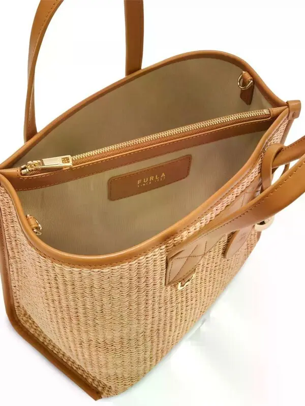 Furla Small Woven Tote Bag