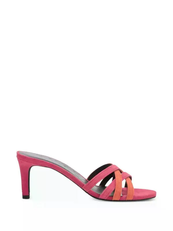 Furla Essential Crossover-strap Sandals - Pink