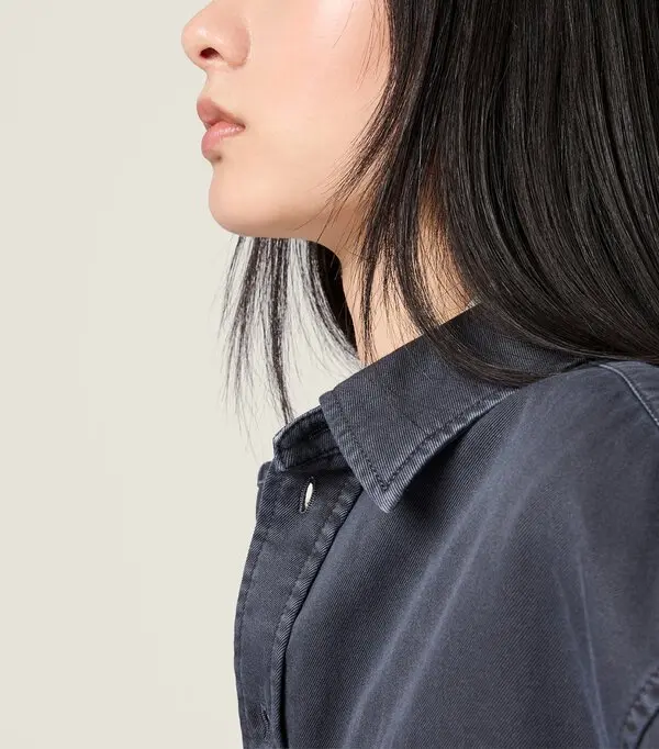 Miu Miu Denim Logo Shirt