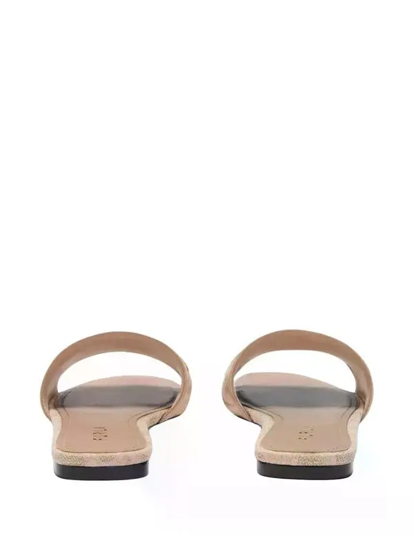 Furla Logo Sandals - Pink