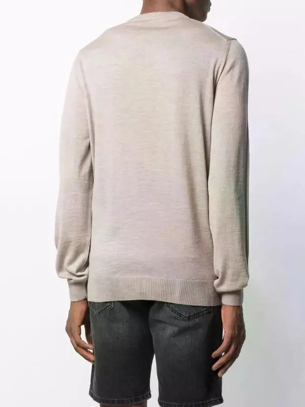 Philipp Plein Merino Knit Jumper - Neutrals