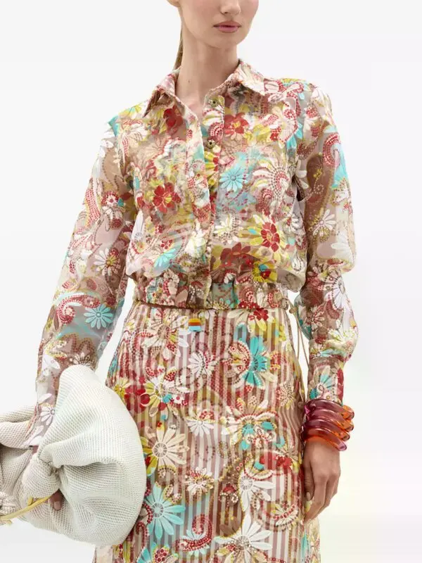 Silvia Tcherassi Katniss Floral Jacket