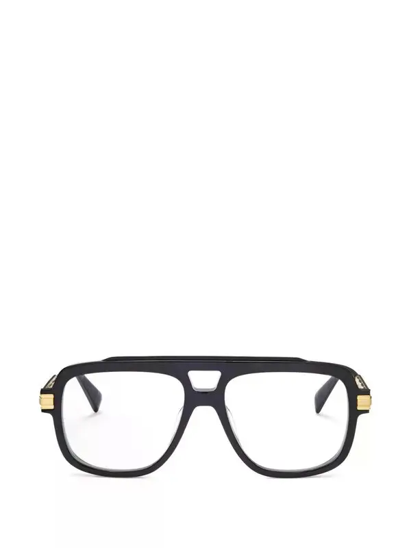 Balmain Browline Frame Eyeglasses - Black