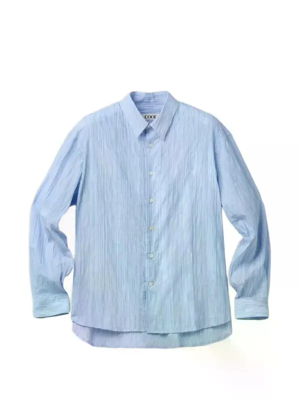 COOR Striped Wrinkled Shirt