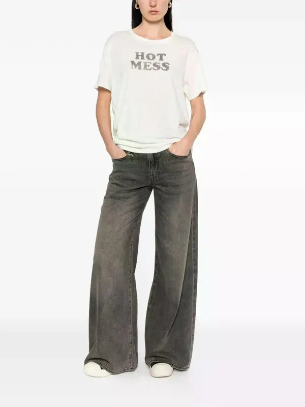 R13 Crew-neck Printed T-shirt