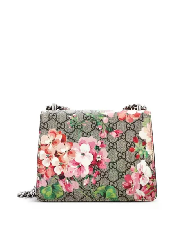 Gucci Dionysus Blooms Print Gg Coated Canvas Mini Shoulder Bag - Brown