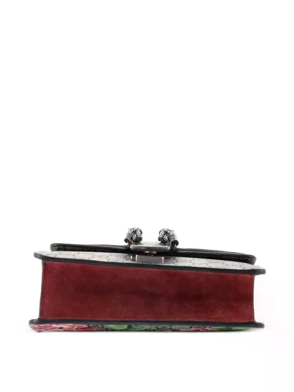 Gucci Dionysus Blooms Print Gg Coated Canvas Mini Shoulder Bag - Brown