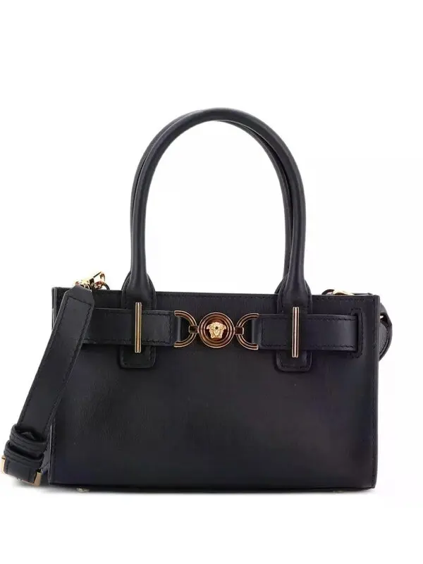 Versace Medusa 95 Leather Small Tote Bag