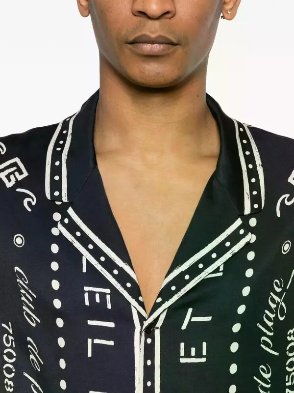 Balmain Printed Shirt - Blue