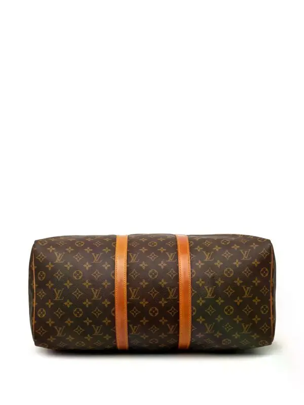 LOUIS VUITTON 1986 Monogram Keepall 50 Travel Bag - Brown
