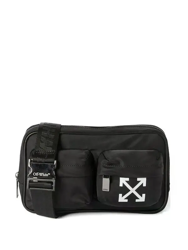 Off-White Logo Detail Belt Bag - Black