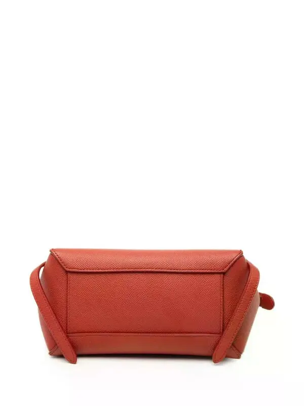 Celine Nano Grained Calfskin Belt Bag - Red