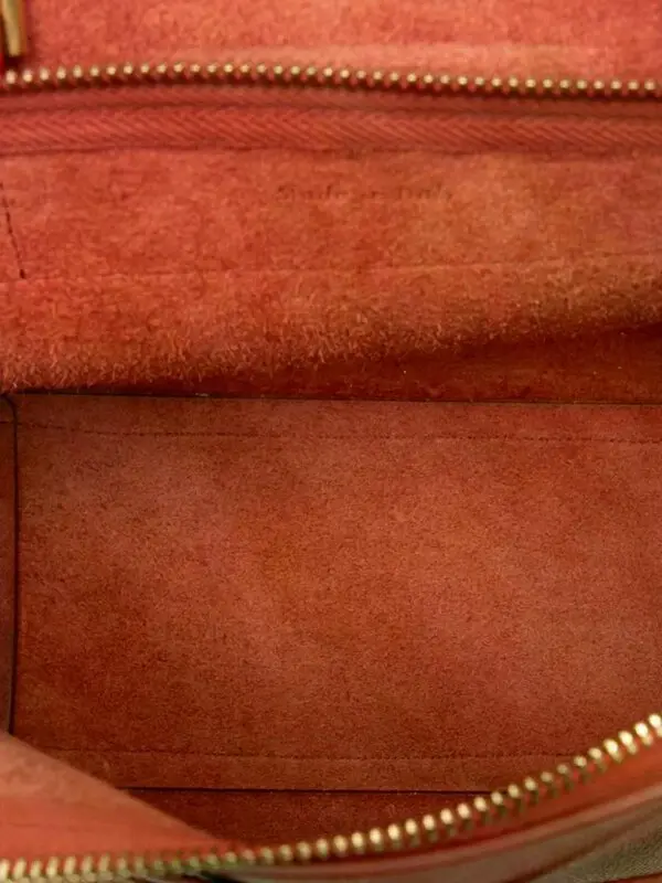 Celine Nano Grained Calfskin Belt Bag - Red