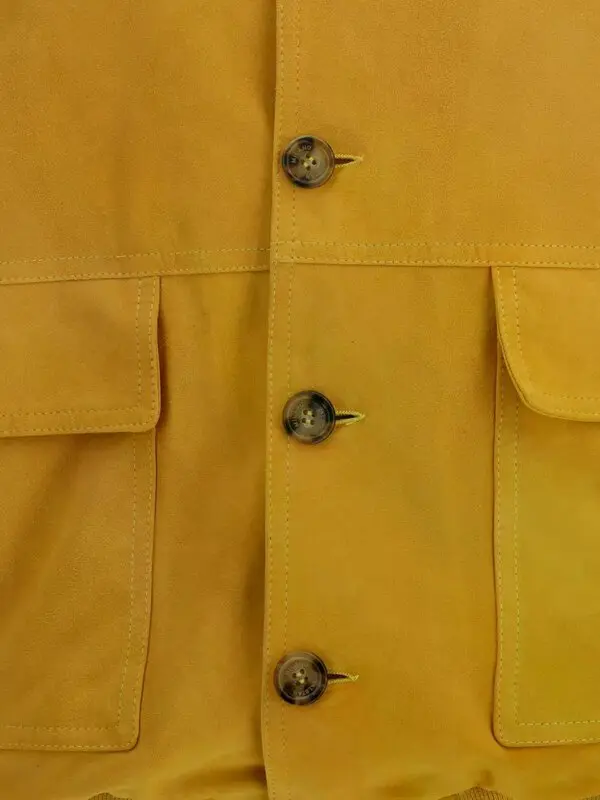 VALSTAR Button Patch Pocket Jacket - Yellow