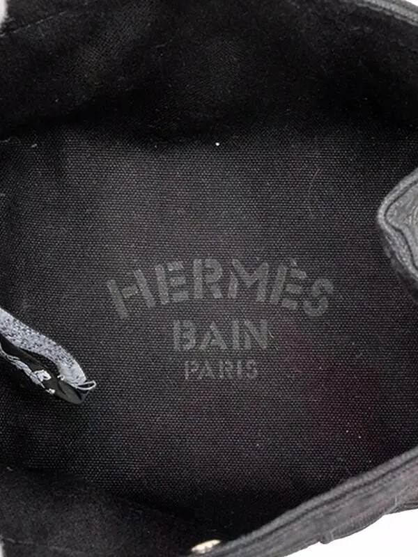 Hermès 2000-2020 Chevron Canvas Fourre Tout Pouch