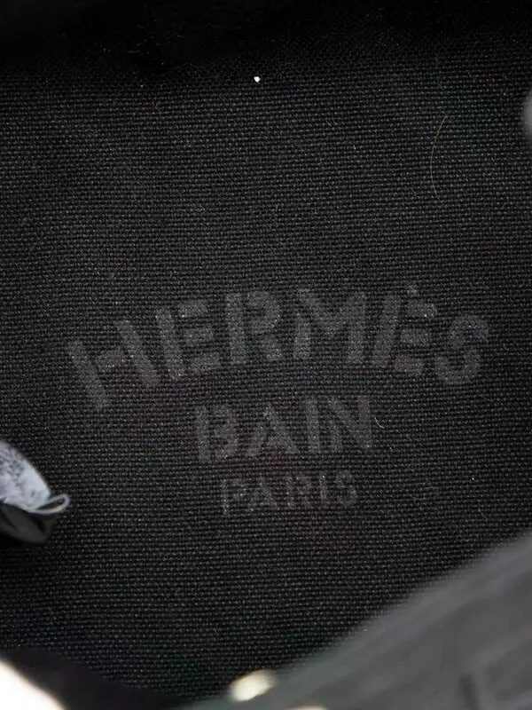 Hermès 2000-2020 Chevron Canvas Fourre Tout Pouch