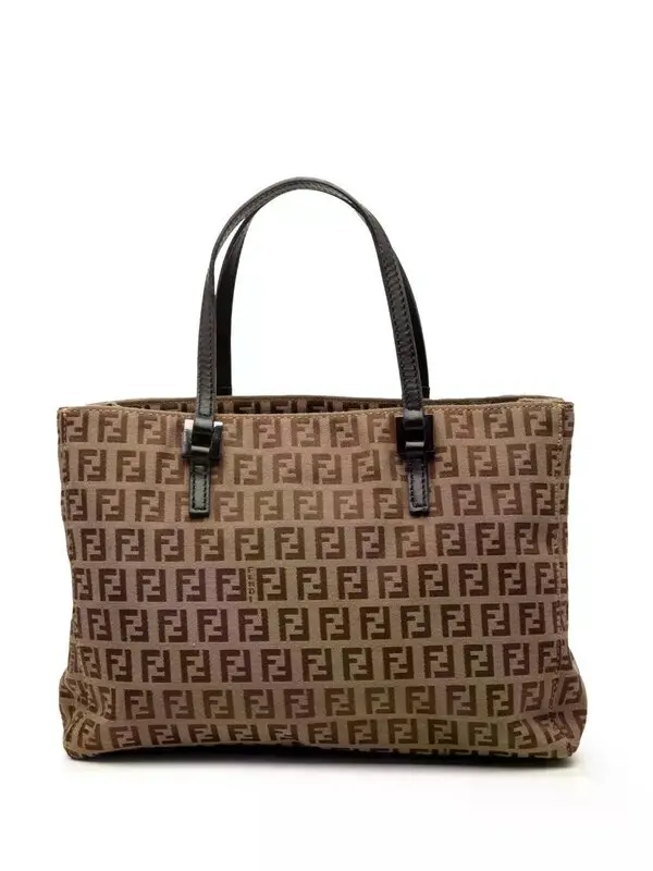 Fendi 2000-2010 Zucchino Canvas Tote Bag