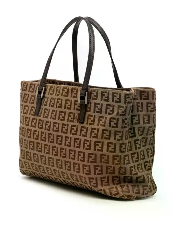 Fendi 2000-2010 Zucchino Canvas Tote Bag