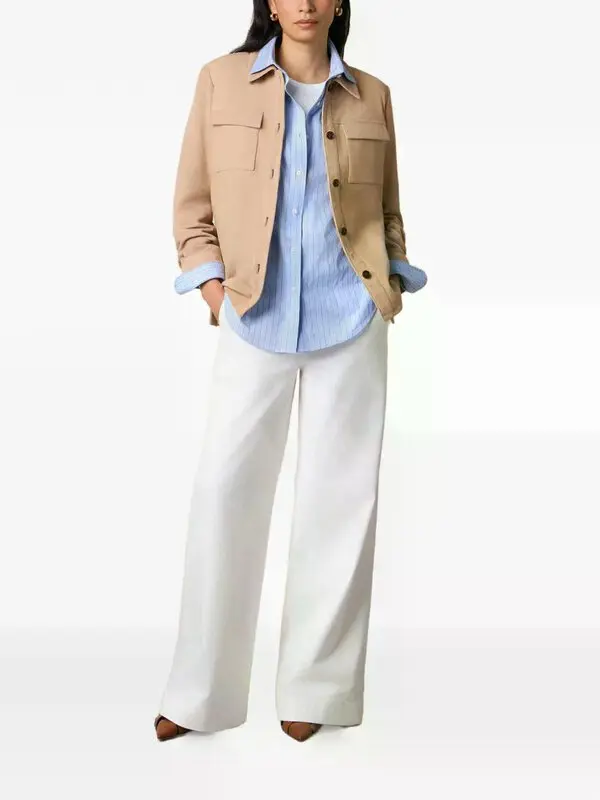 Brooks Brothers Patch-pocket Suede Jacket - Neutrals