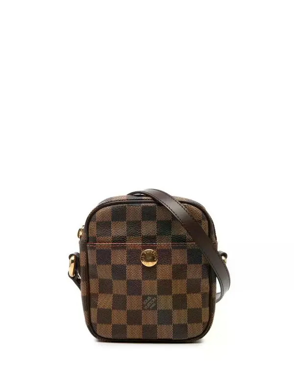 LOUIS VUITTON 2005 Damier Ebene Rift Crossbody Bag - Brown