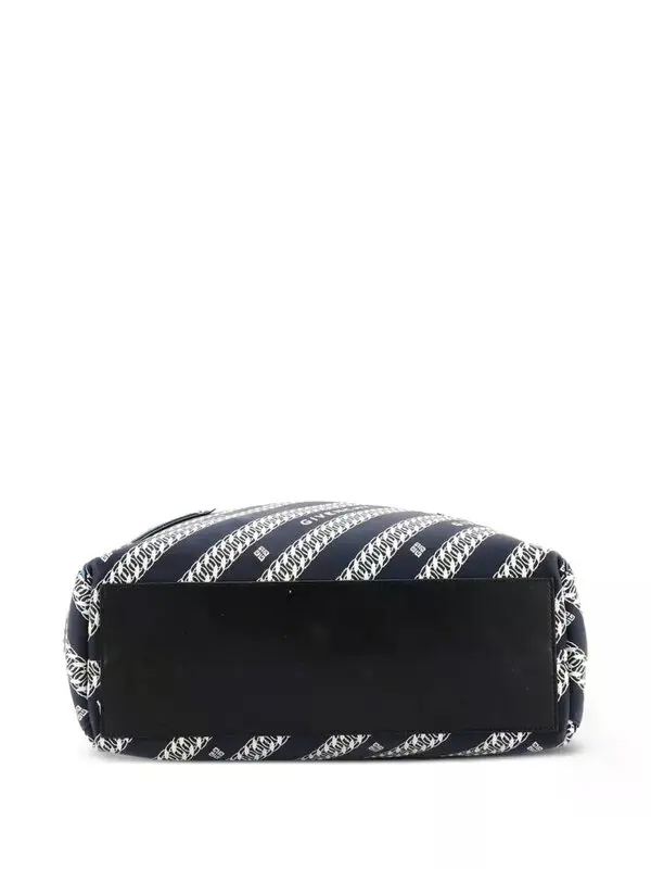 Givenchy Bond Shopper Logo Jacquard Canvas Medium Tote Bag