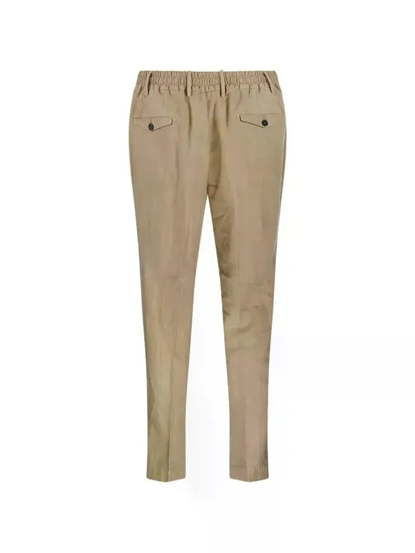 SANTANIELLO Irno Pleated Trousers - Neutrals