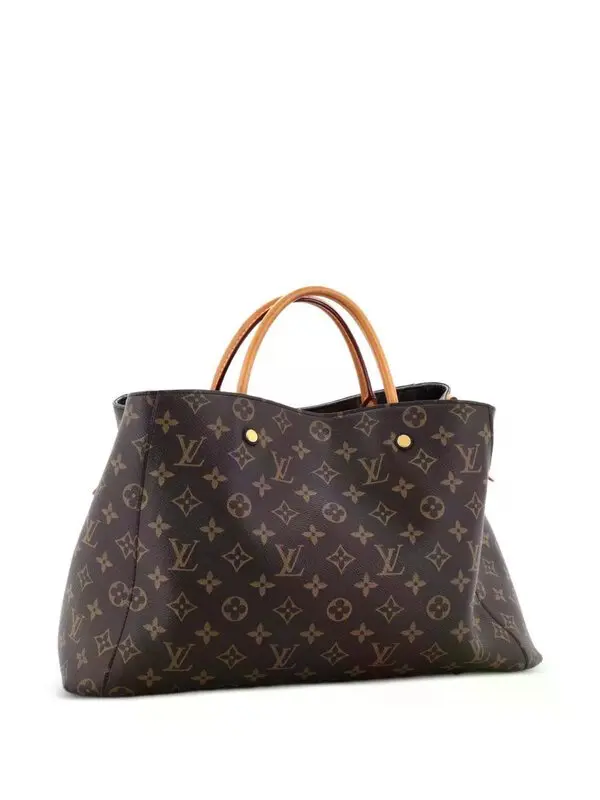 LOUIS VUITTON Montaigne Gm Monogram Canvas Tote Bag