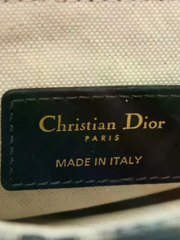 Dior 2010-2026 Oblique Canvas Saddle Bag - Blue
