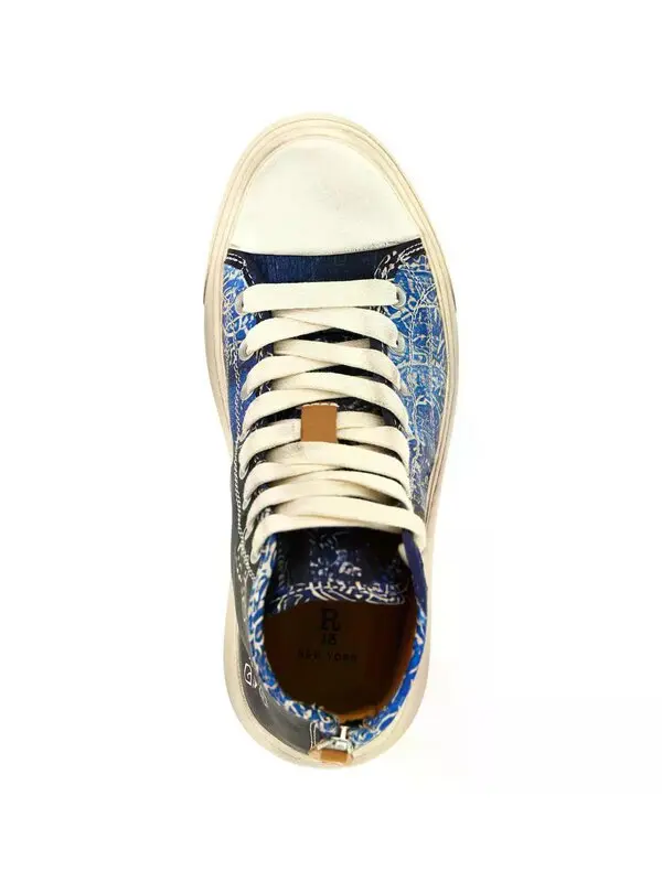 R13 Kurt Bandana Platform Sneakers