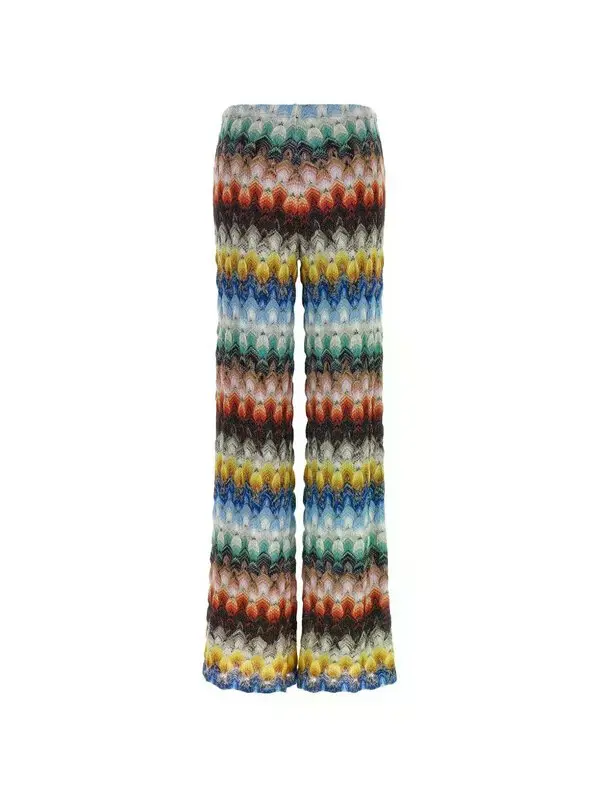 Missoni Zigzag-knit Palazzo Pants