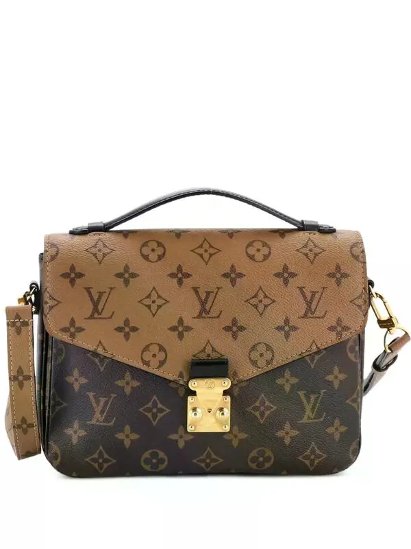 LOUIS VUITTON Pochette Metis Reverse Monogram Canvas Crossbody Bag - Brown