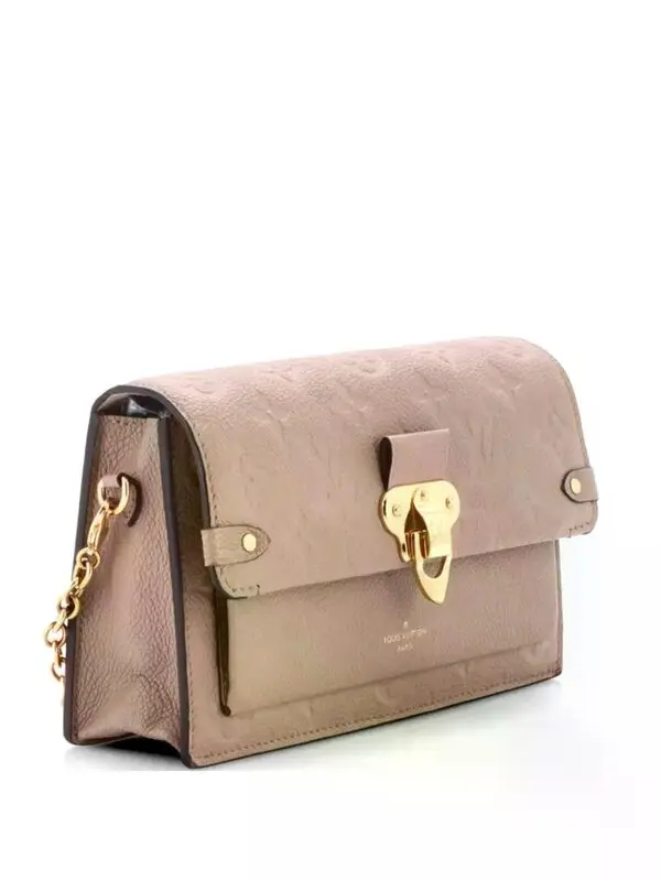 LOUIS VUITTON Vavin Chain Wallet Nm Monogram Empreinte Leather Crossbody Bag - Neutrals