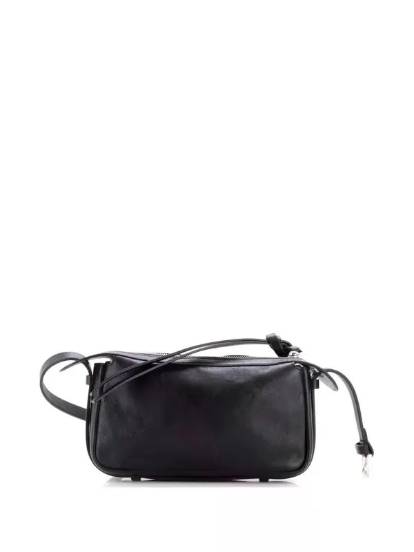 Fendi Simply Leather Mini Shoulder Bag - Black