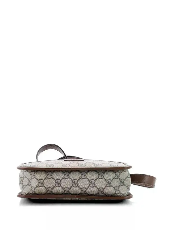Gucci Interlocking G Patch Camera Bag Gg Coated Canvas Mini