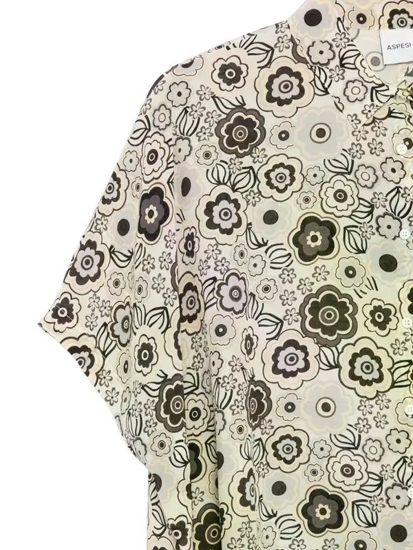 Aspesi Printed Short Sleeve Shirt