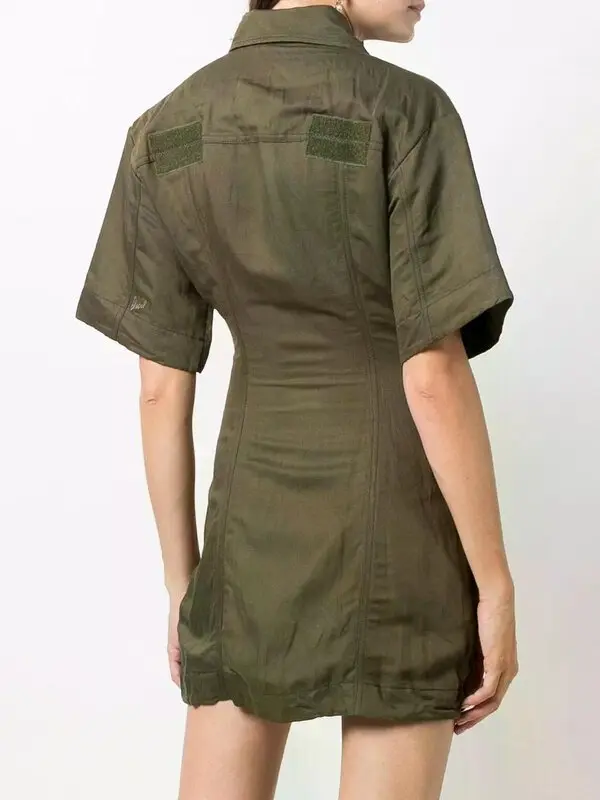 DIESEL® Multi-pocket Twill Shirt Dress