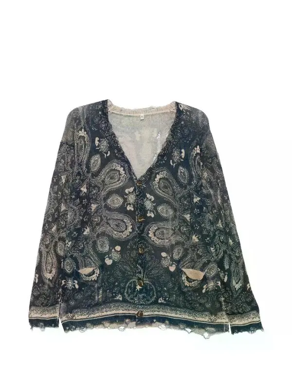 R13 Bandana Button Knitwear